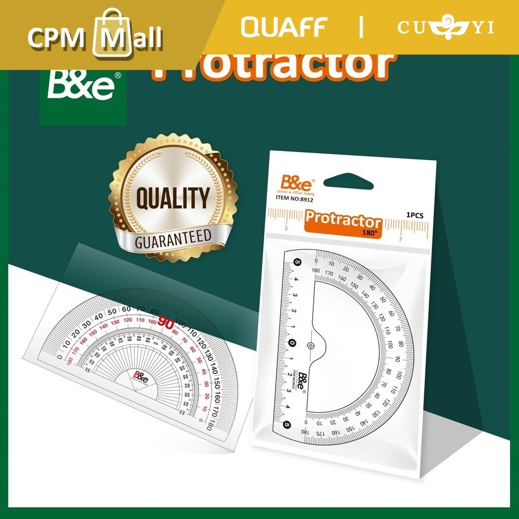 Protractor Clear 180 Degree Protractor Angle Measurement Ruler ...