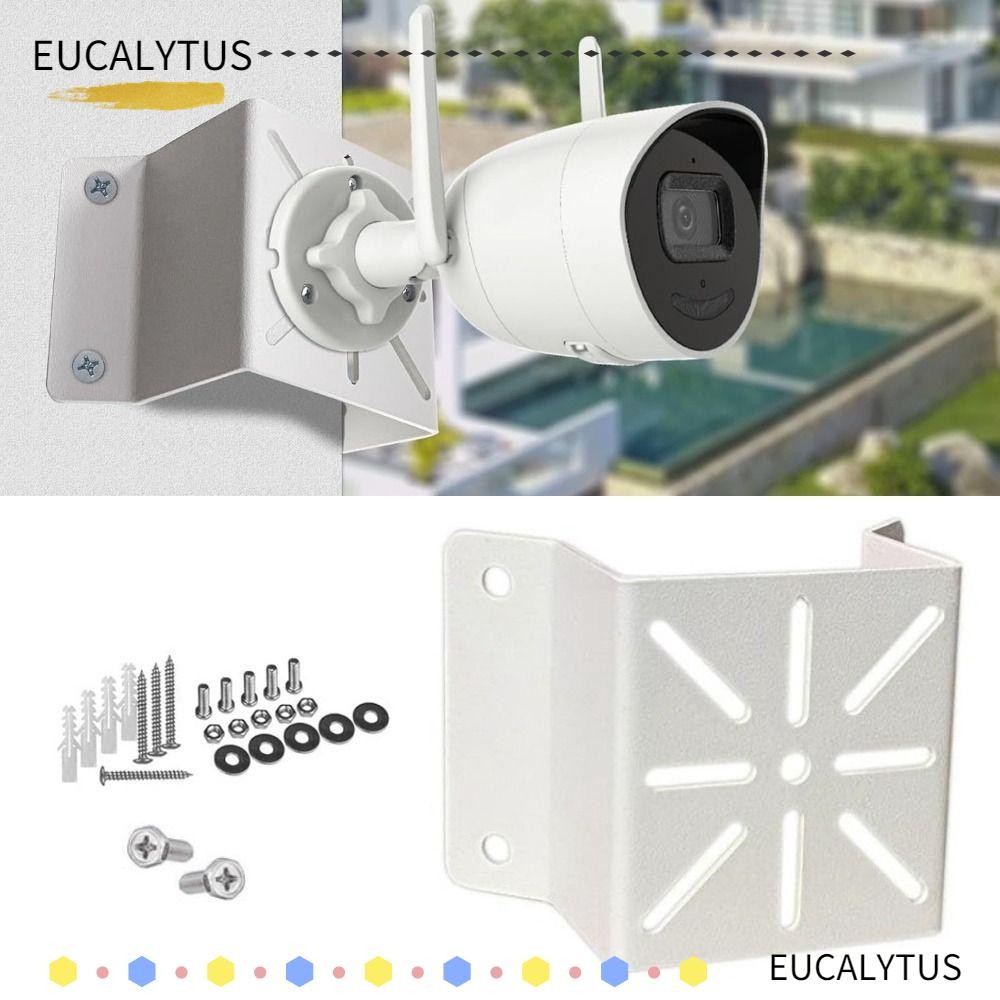 EUCALYTUSPH Outdoor Wall Bracket, Metal White Corner Mounting Bracket ...