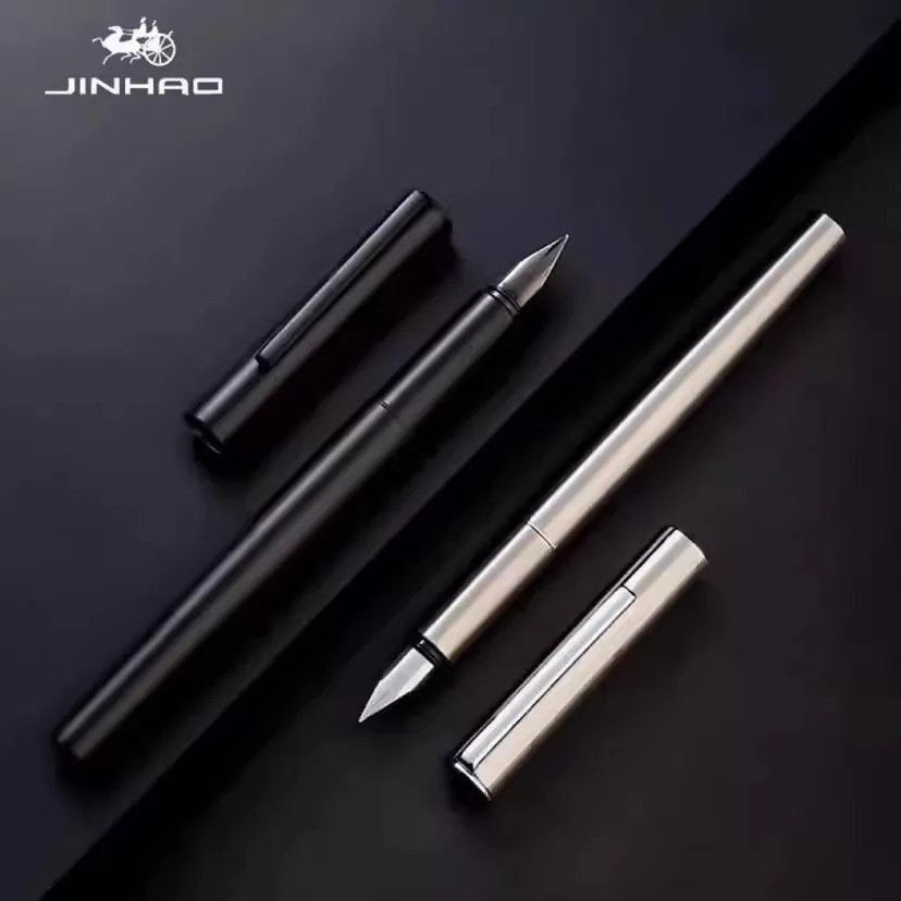 Jinhao 35 Full Steel Metal Fountain Pen 0.38/0.5mm Hign End Ef/f Nib ...