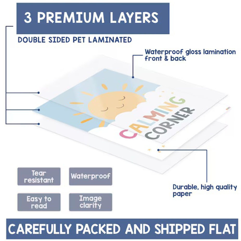 [miaon.ph] 12 Calming Corner Classroom Posters Calm Down Corner Mental ...