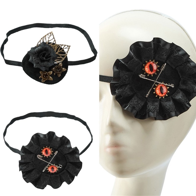 Royal Medieval Knight Pirate Eye Patches Gothic Eyepatch Eye ...