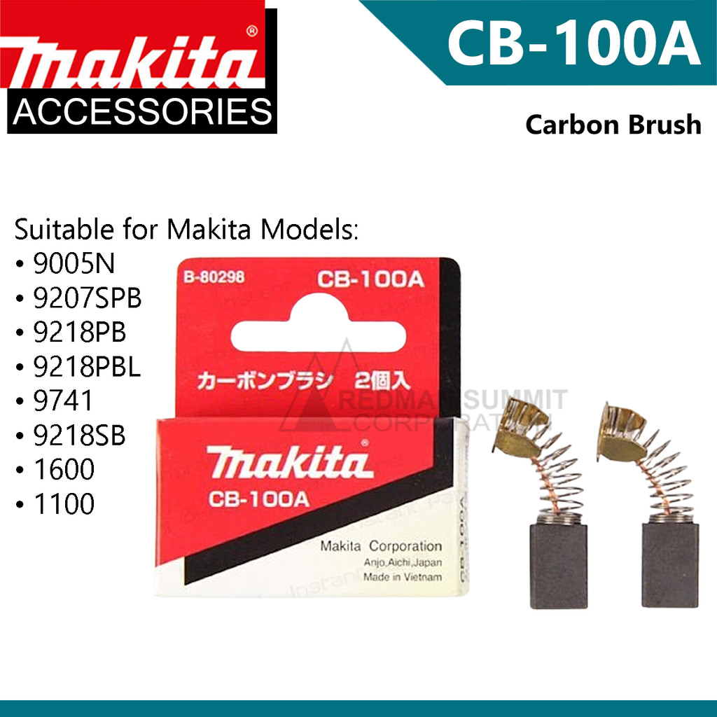 Makita Carbon Brush CB-100A CB 100A CB100A / CB-100 CB 100 CB100, 2pcs ...
