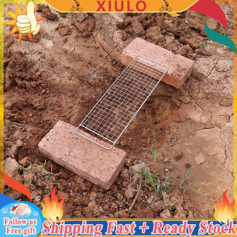 Xiulo BBQ Grid Portable Barbecue Grill Mesh 304 Stainless Steel Cooking ...