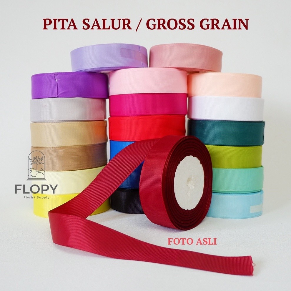 Pastel Color Channel/gross grain Ribbon 1inch/2.5 cm | Shopee Philippines