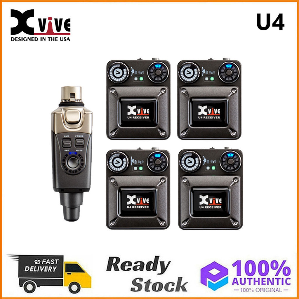 Original Xvive Audio U4 In-Ear Monitor Wireless System | Shopee Philippines