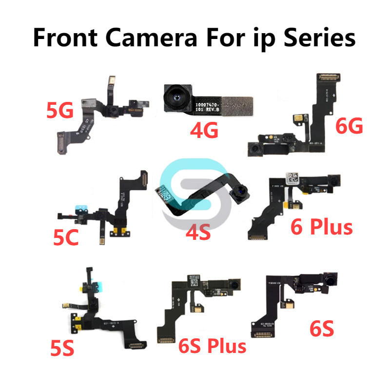 Small Front Camera Flex Replacement Compatible For iP 6 6s 7 8 Plus 5 5S 4 4S Front Camera Flex ...
