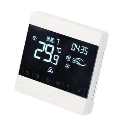 York Central Air Conditioning Touch Screen Thermostat LCD Fan Coil Two ...