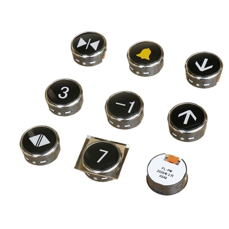 Hitachi MCA Elevator Button FL-PW Round Key Digital Thin External Call ...