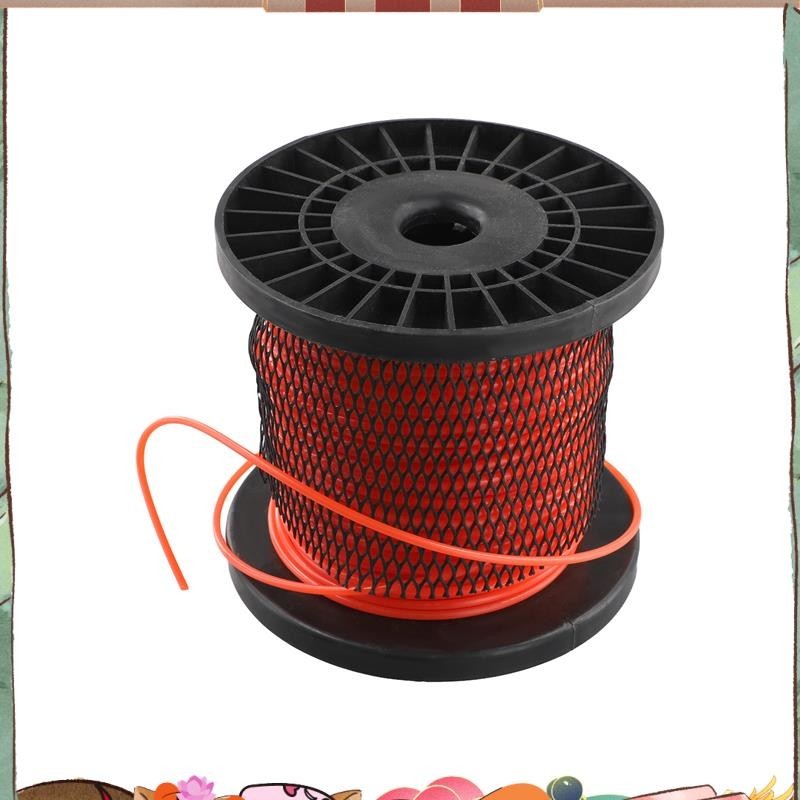 Roll 50m 2.4mm Mowing Nylon Grass Trimmer Rope Brush Cutter Strimmer Line Round Brushcutter ...