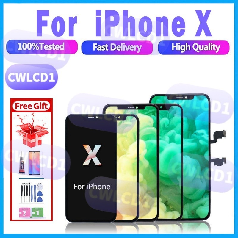 LCD/OLED Touch Screen For iPhone X Display Replacement Phone Repair ...
