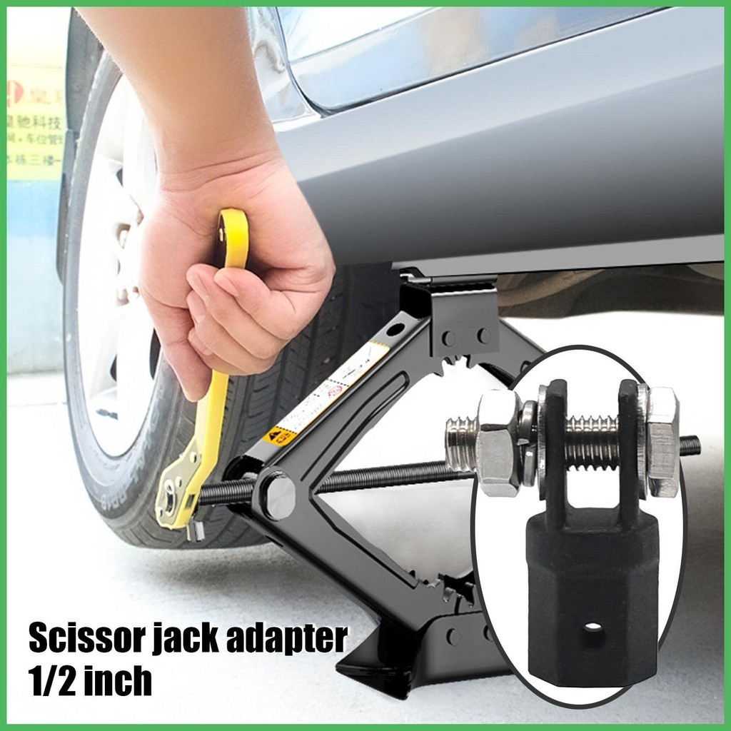 1/2 Scissor Jack Adapter Scissor Jack Socket Adapter for Car And ...
