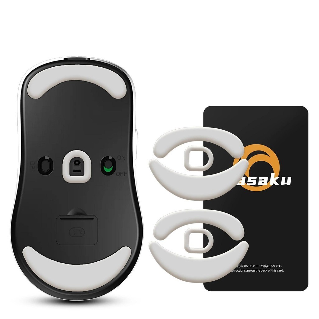 2 Sets HASAKU Rounded Curved Edges Gaming Mouse Feet Skates for ...