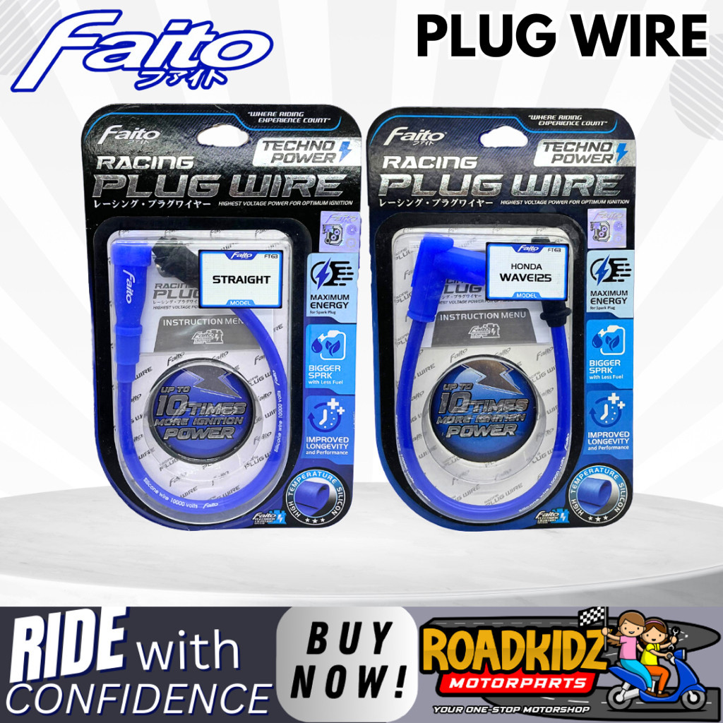 FAITO SPARKPLUG CAP UNIVERSAL PLUG WIRE | Shopee Philippines