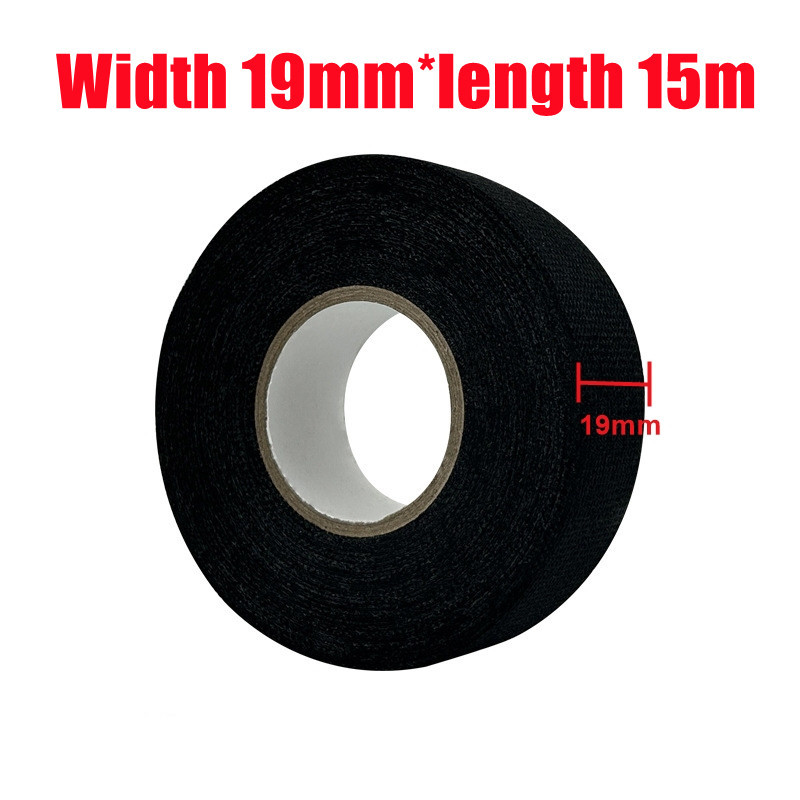 Flame Retardant Tape, 15M*19mm Self Adhesive Exhaust Wrap Universal for ...
