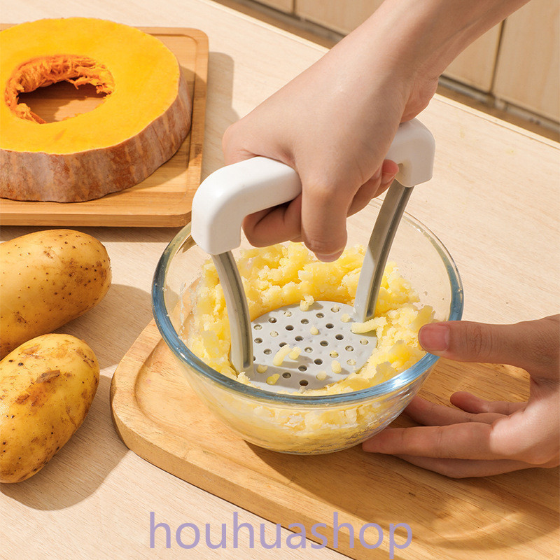 Manual Potato Ricer Masher Stainless Steel Food Press Strainer Squeezer ...