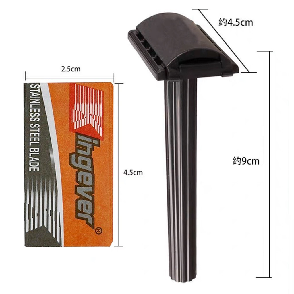 1BUNDLE REFILLABLE SHAVER ONE CLICK RAZOR WITH BLADES HIGH QUALITY ...