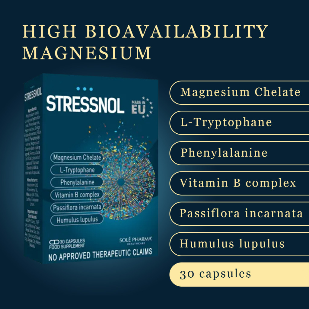 IWG STRESSNOL Stress Relieving Premium Food Supplement (30 capsules/Box ...
