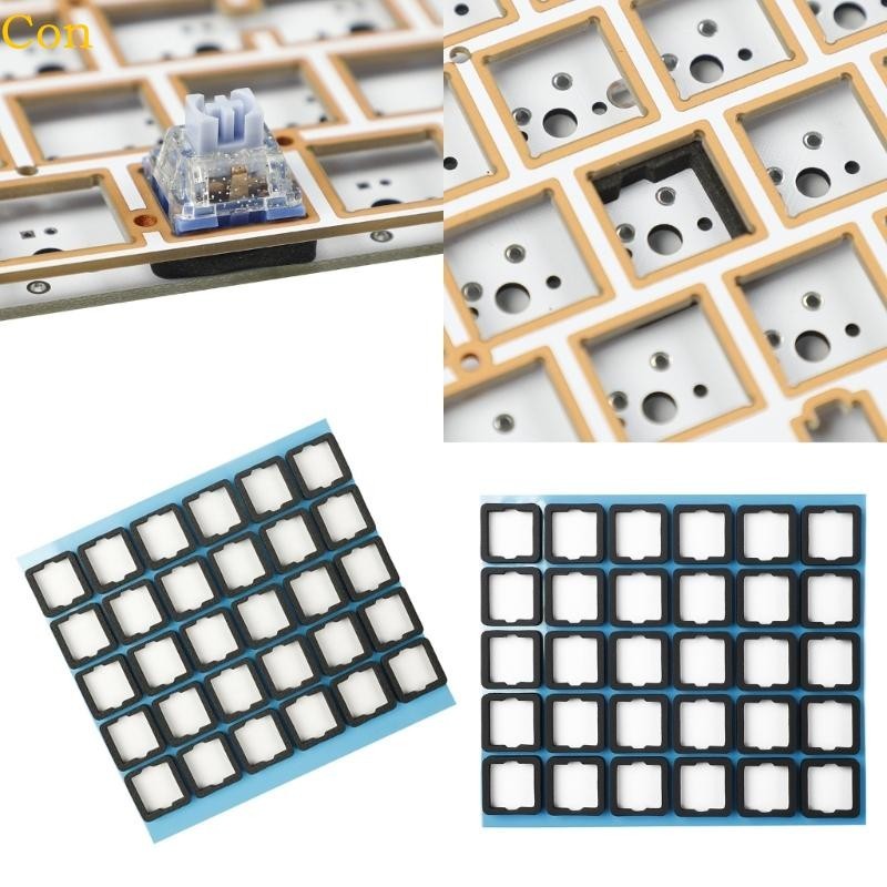 Con 120Pcs Mechanical Keyboard DIY Switches Sound Dampeners Sheet DIY ...