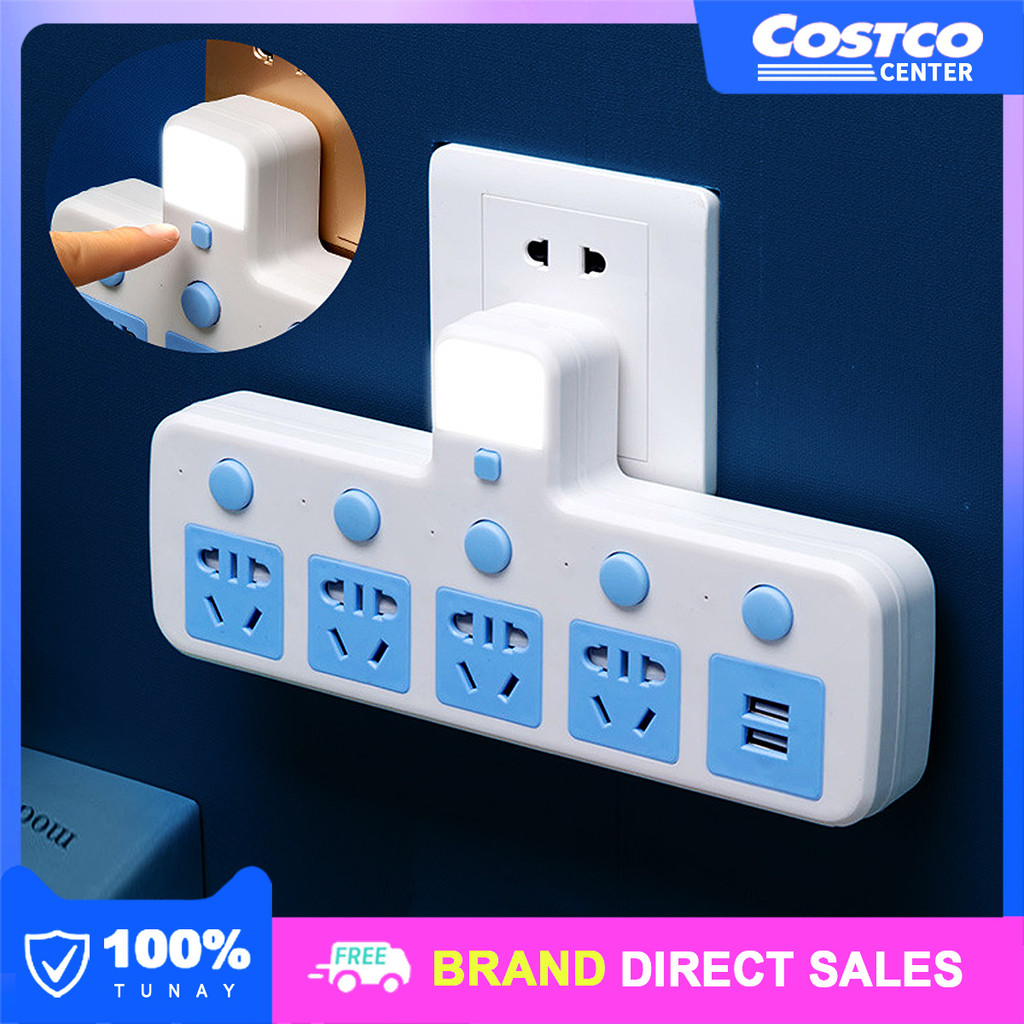 Power Socket Plug Outlet Wireless Extention with USB Port Interfaces ...