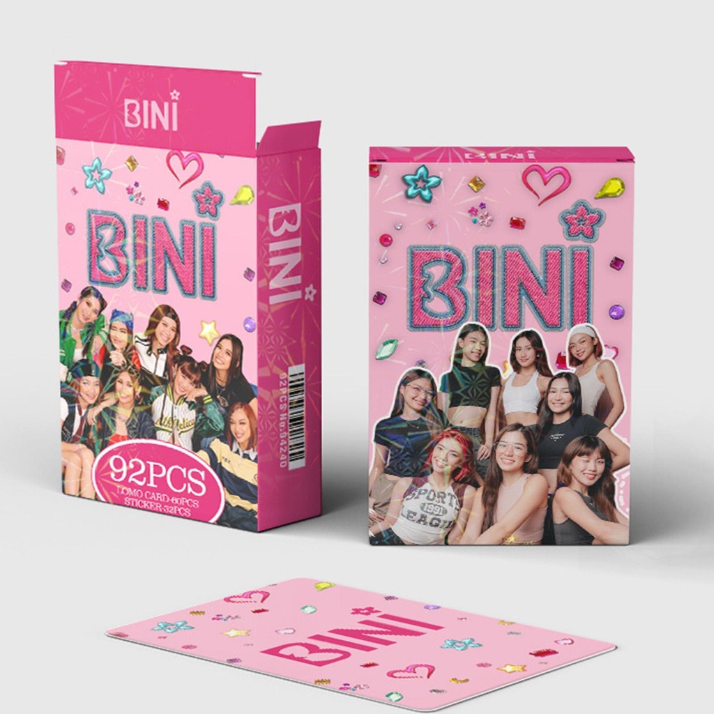 92 PCS BINI Photo Cards Philippine Female Group Fashion Cards Set 92x ...