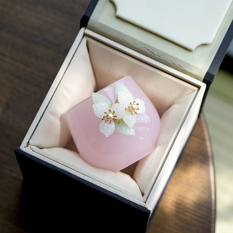 High-end Glass Cup Tea Cup Master Cup Small Size Single Cup Jade ...