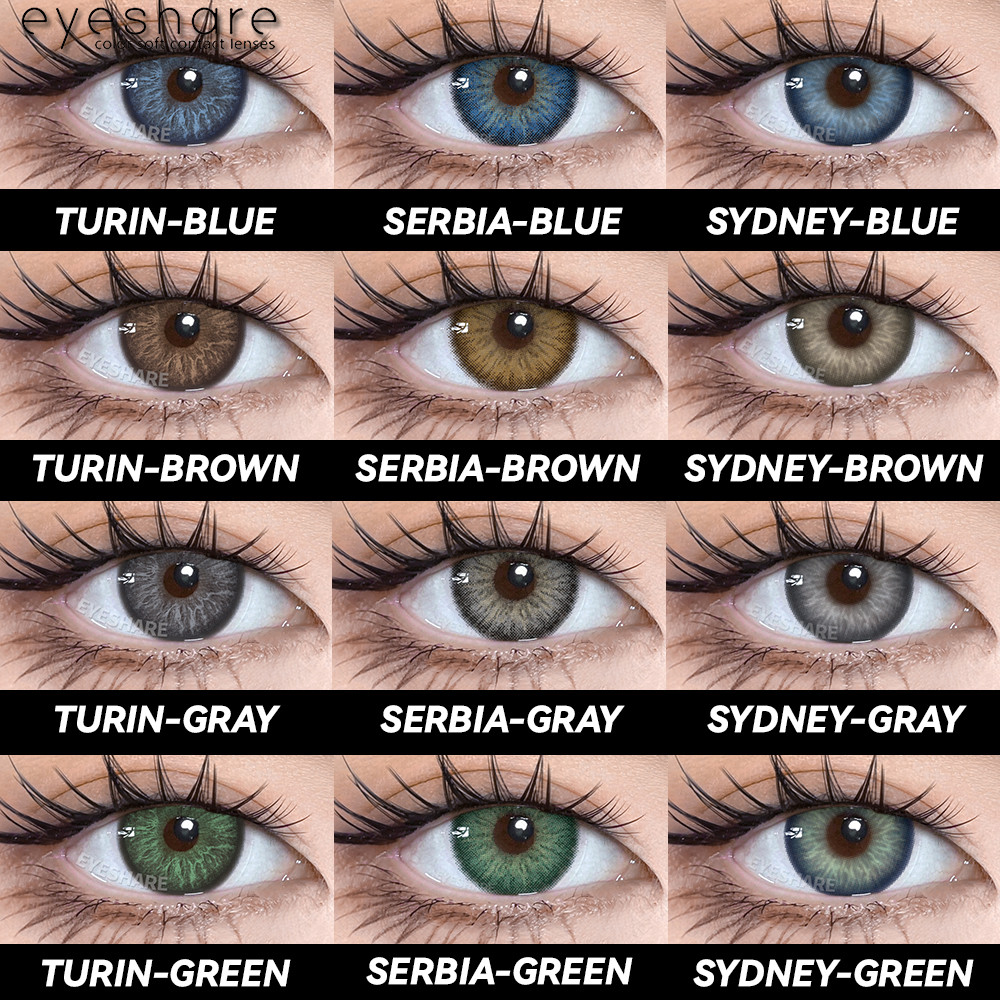 EYESHARE 2024 New Collection TURIN Series Color Contact Lenses Soft ...