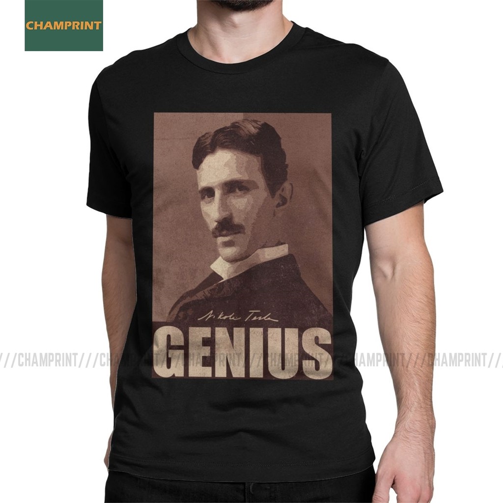 Nikola Tesla Men T Shirts Scientists Subject Inventor Engineer ...