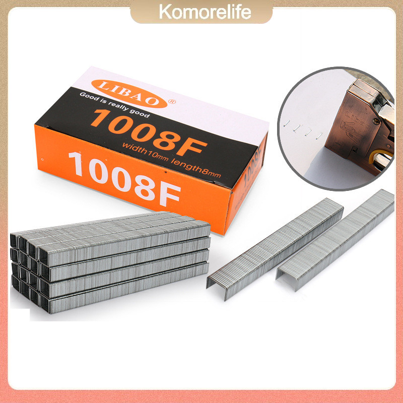 2 Boxes Staple Heavy Duty Wire Staple Gun Tacker Heavy Duty Gunt Silver ...