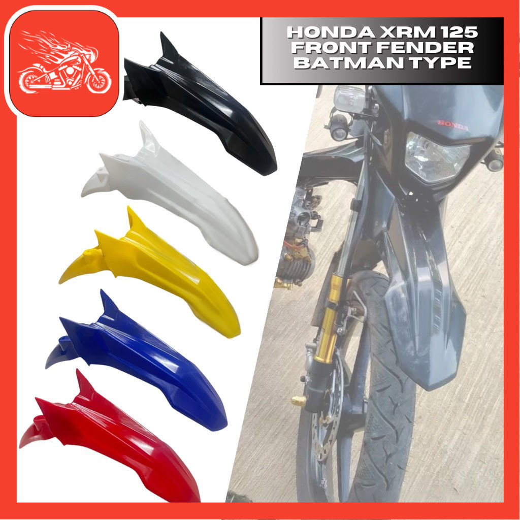 XRM 125 MOTORCYCLE FRONT FENDER BATMAN TYPE FOR XRM 125 MOTORCYCLE ...