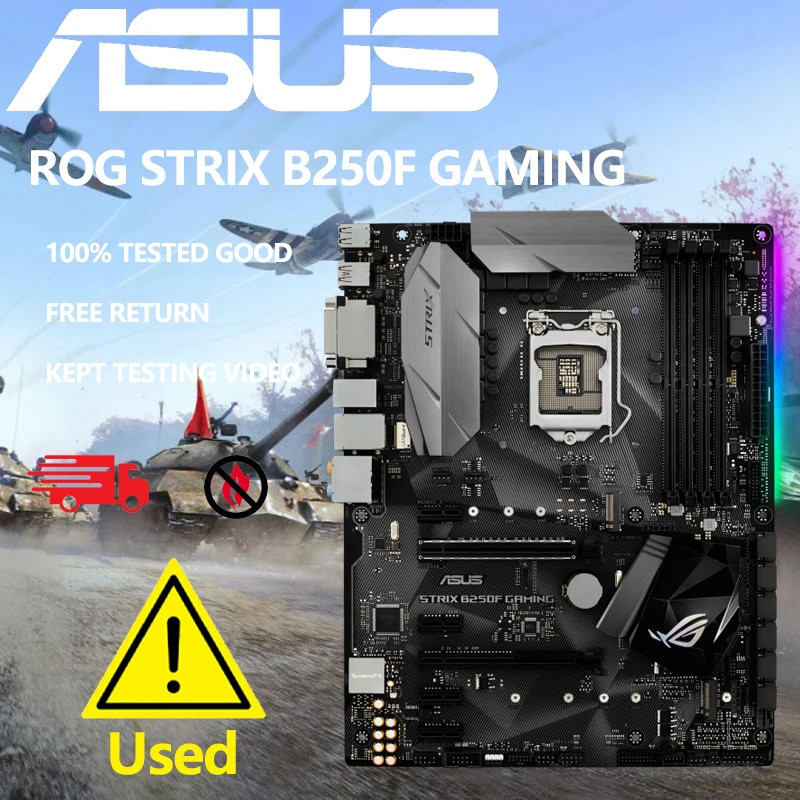 Asus ROG STRIX B250F GAMING Desktop Motherboard Socket LGA 1151 DDR4 ...