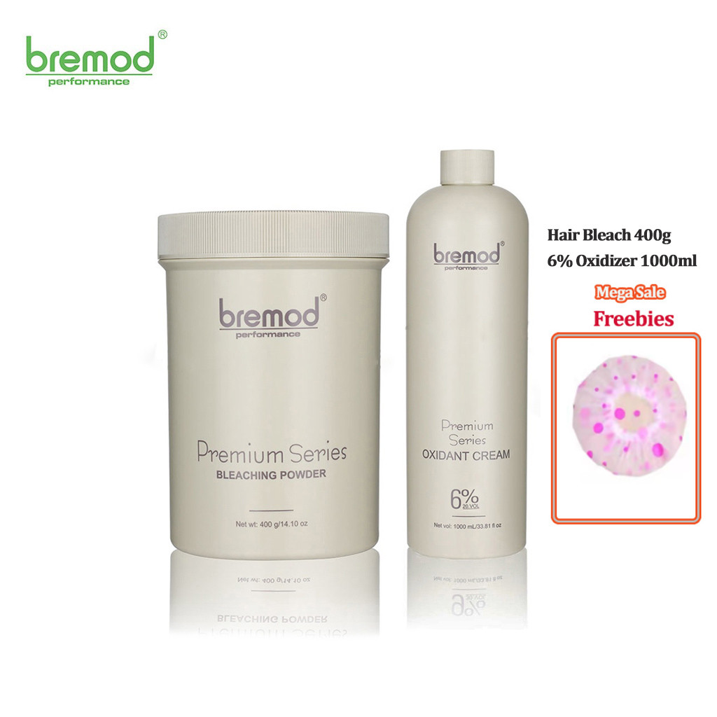 Bremod Premium Hair 400G Bleaching Powder Color Bleach Oxidizer Cream ...