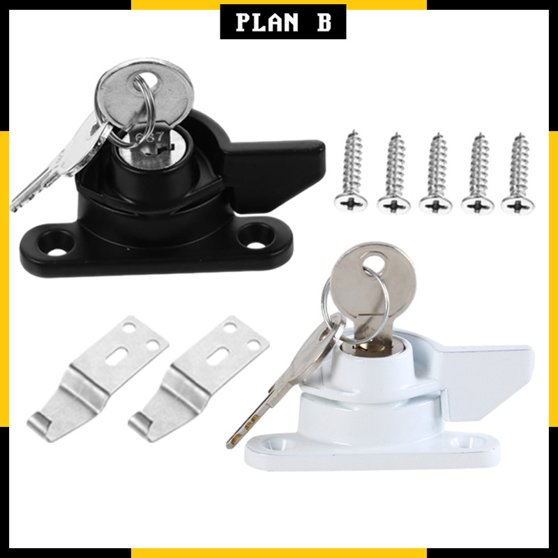 Zinc Alloy Crescent Lock Sliding Window Locks With Key Window Ear Latch ...