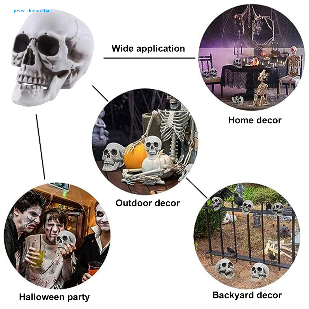 Scream Movie Skull Props Halloween Skull Decoration Realistic Human ...