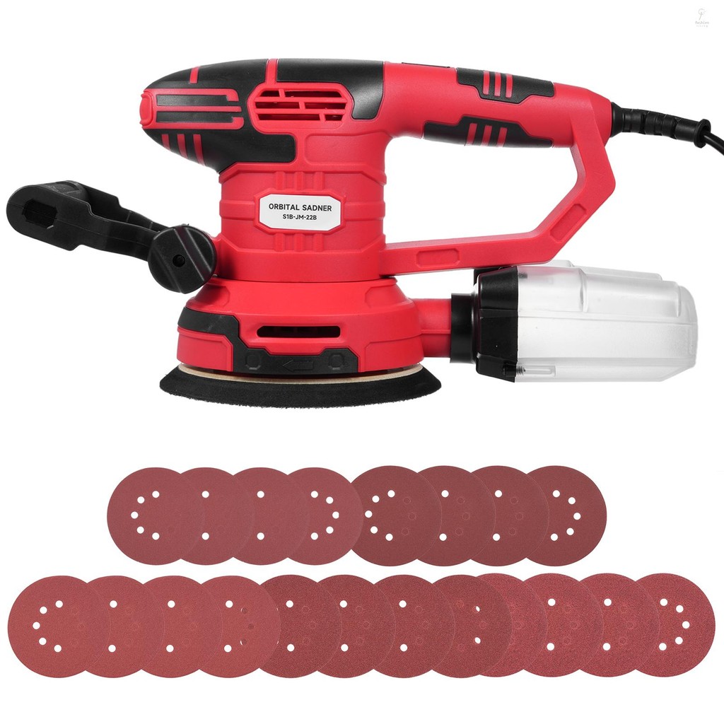 FLP Lepmerk 3.5A(450W) Orbital Sander 6 Variable Speeds Double Handle Random Orbit Sander 6-Inch ...
