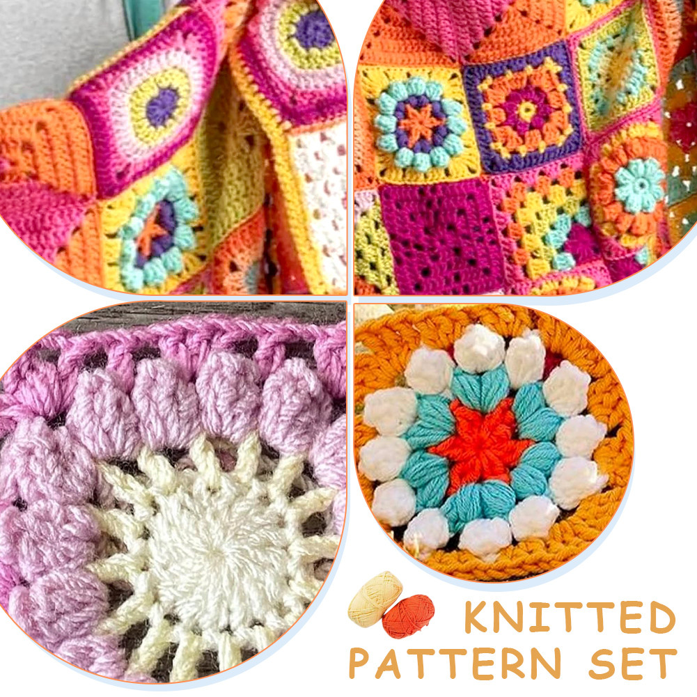 50 Mix Match Design The Granny Square-Card Deck 50pcs Eye Catching ...