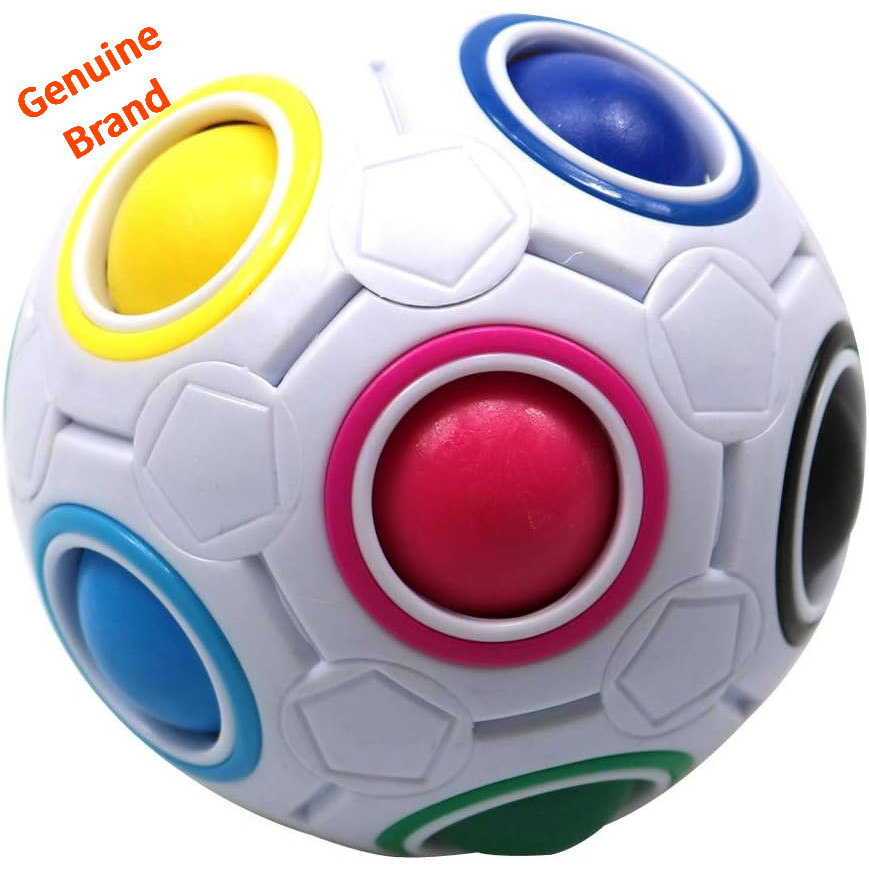 Intelligence Rainbow Magic Ball Cube 3D Puzzle Football Design Kid Toys ...
