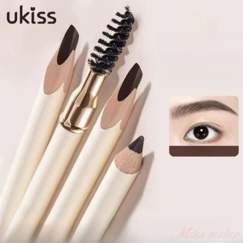 UKISS Eyebrow Pencil Clear Roots Natural No Clumping Long-Lasting ...