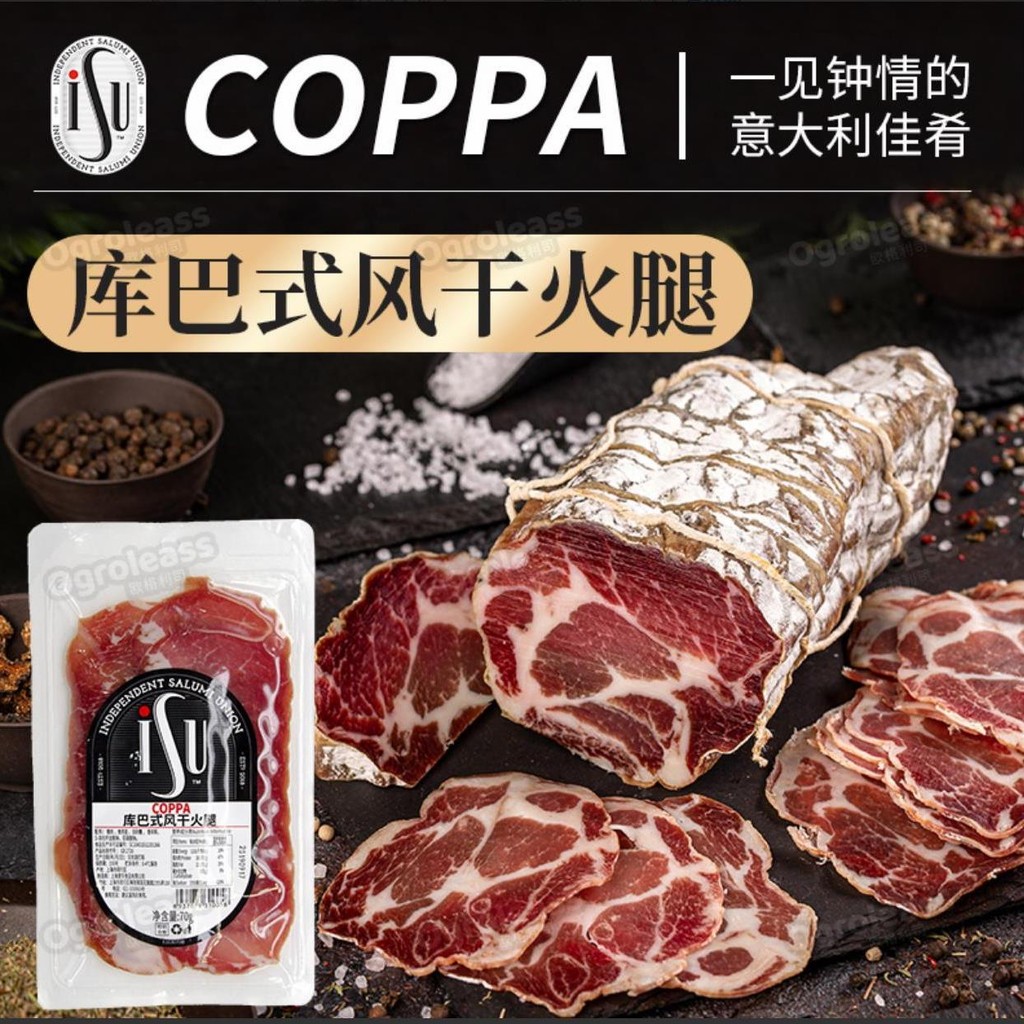 Prosciutto Coppa Coppa Style Air-Dried Ham Raw Eat Instant ISU ISU ...