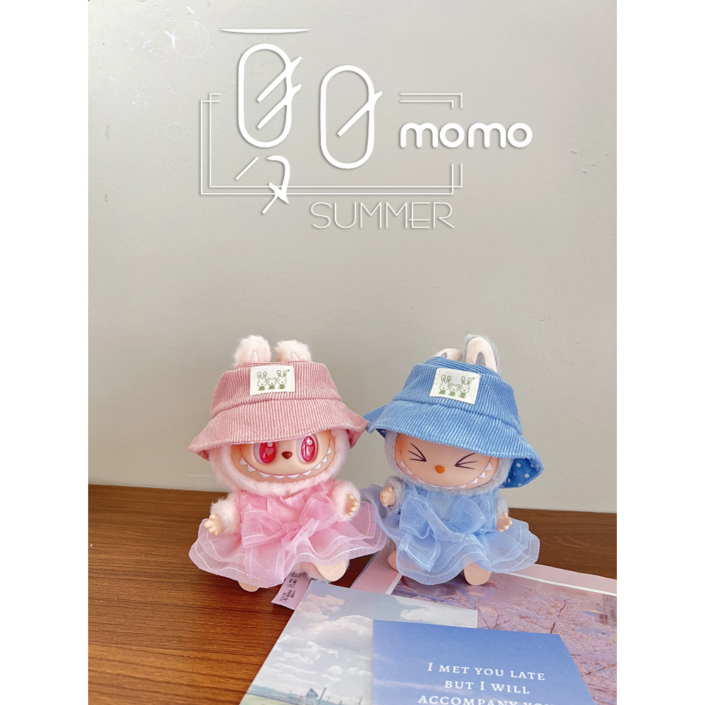 F 1st Generation 2nd Generation Labubu Sitting Party Doll Gauze Skirt ...