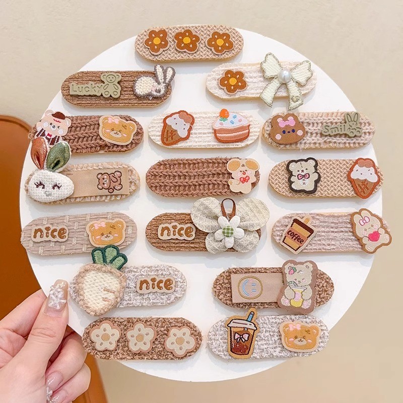 Cute Cartoon Bangs Stickers Children Hair Sorting Artifact Girls Velcro ...