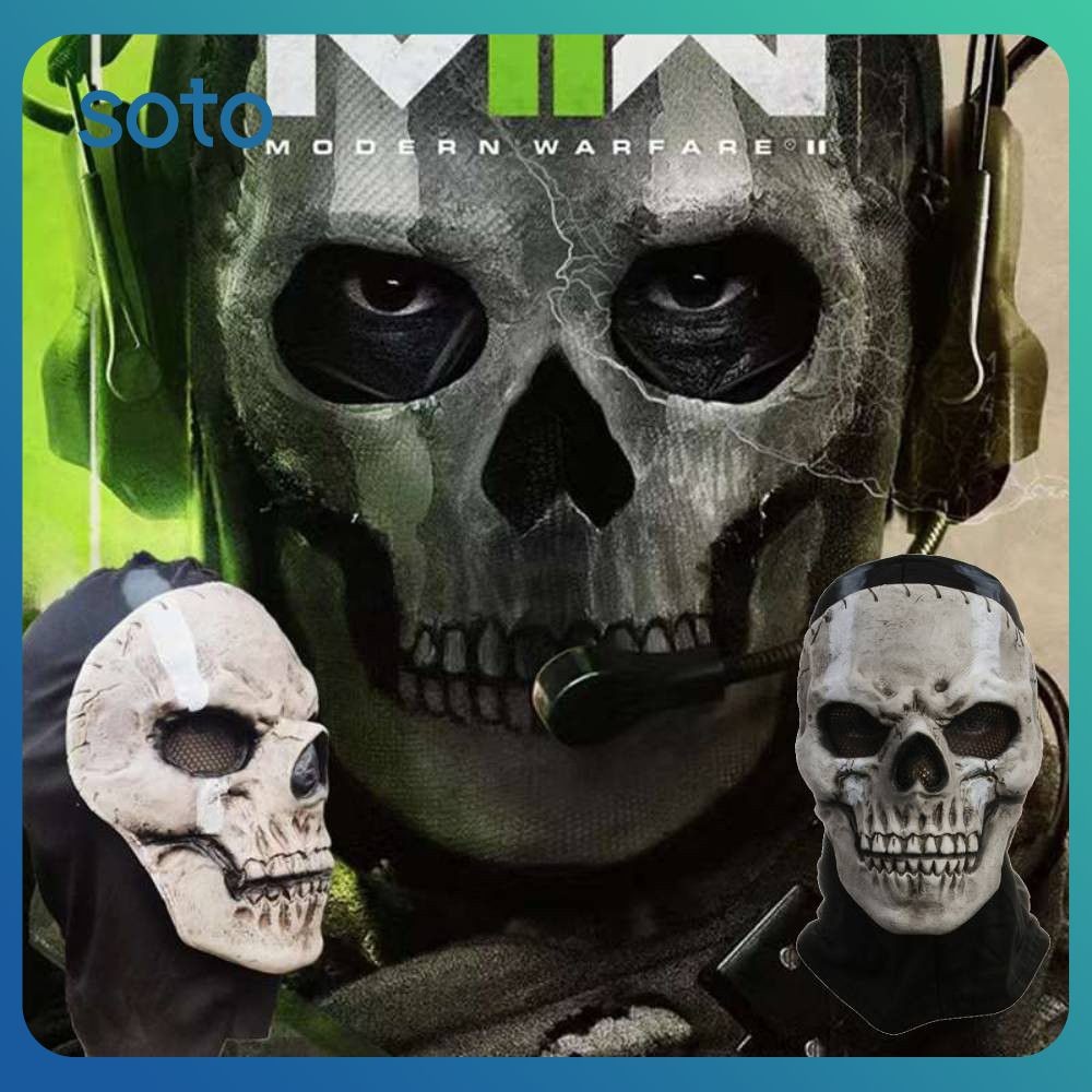 Call Of Duty Halloween Horror Ghost Skull Mask Dressing Party Ghost ...