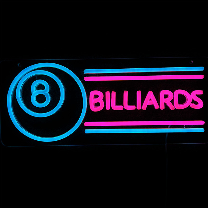 UNOLUX Billiard Signage LED Neon Light - Informational Signs for ...