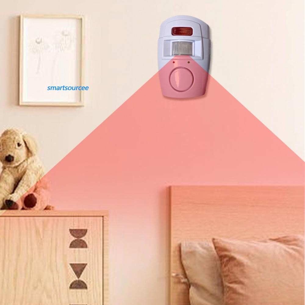 au- PIR Alert Infrared Sensor Alarm Battery-powered PIR Motion Sensor ...