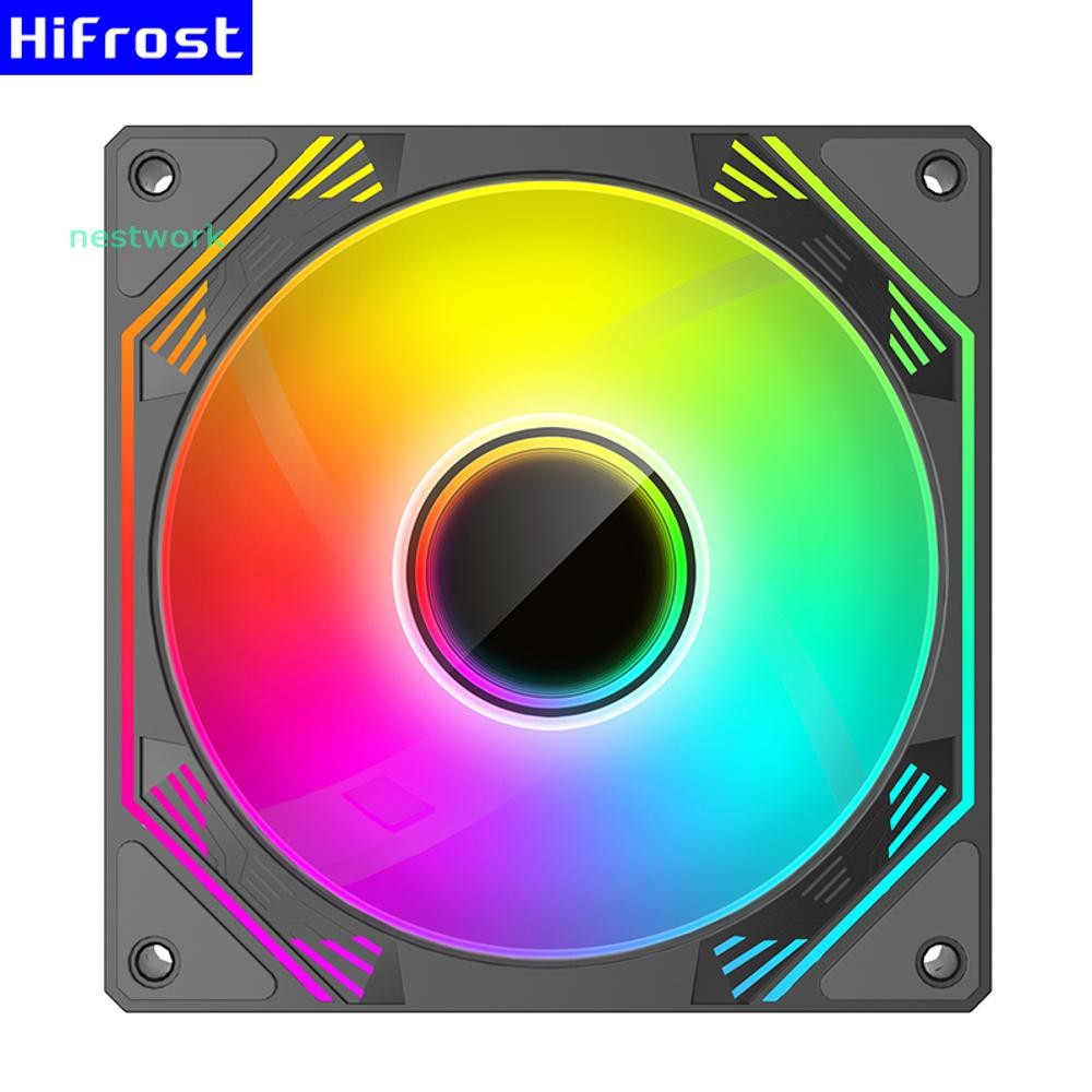 120mm Chassis Radiator Useful 5V 3Pin ARGB 12V 4PIN PWM Addressable RGB ...