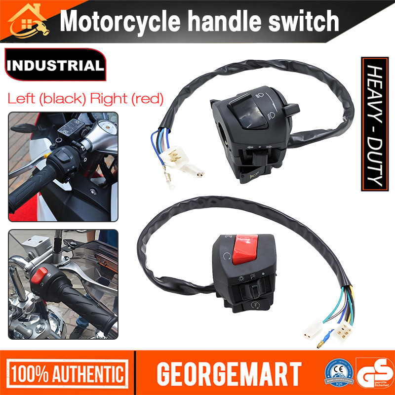 (universal ) Left And Right Switch Motorcycle Handlebar Mount On Off ...