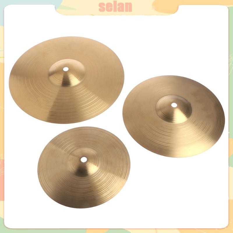 SELAN Brass Crash Cymbal Drum Instrument Cymbals Practical Cymbal for ...