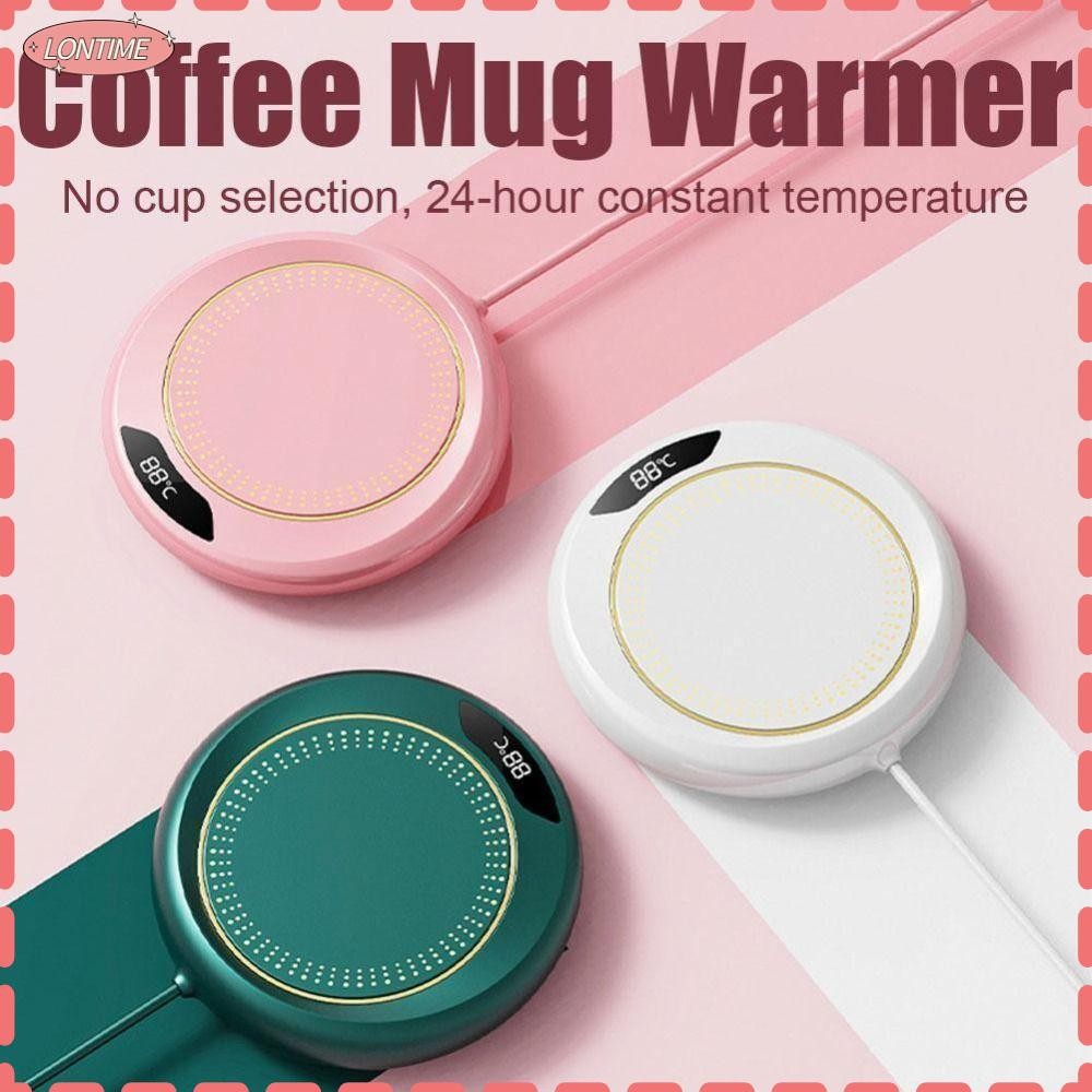 LONTIME STORE Constant Temperature Coaster, with 3 Temperature Settings ...