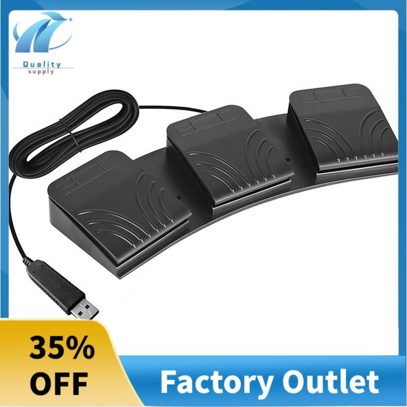 Superb PC Triple Foot Switch Keyboard Pedal Customized Combination Key ...
