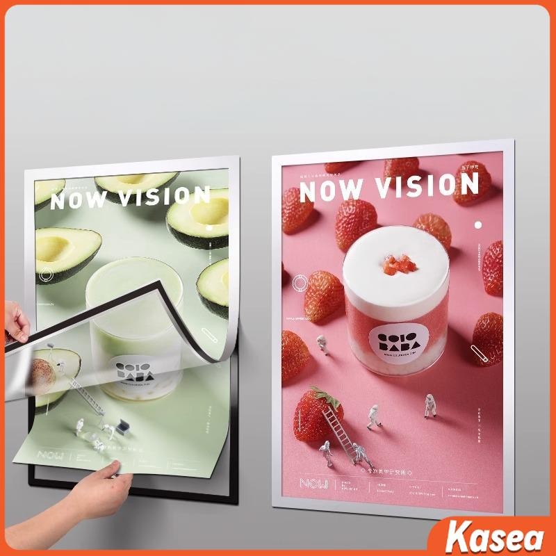 KAS A3 A4 Multi-function Photo frame Wall sticker Display Poster/Photo permit Wall Magnetic ...