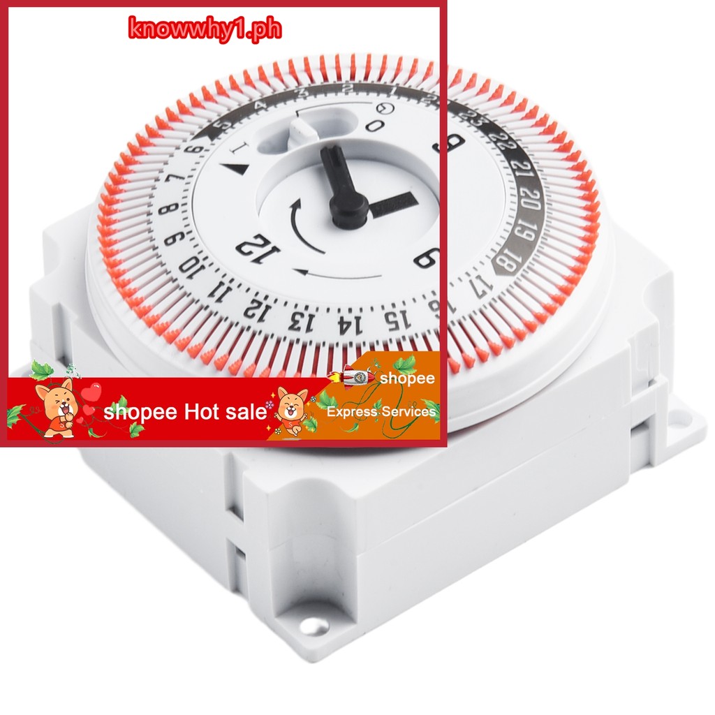 [SIP-KNWH-PH]Mechanical 24 Hours Timer Switch Industrial Timing Device ...